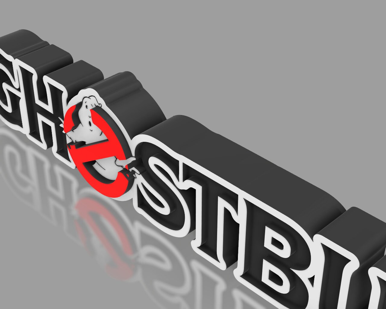 Ghostbusters Logo 3D Printed Logo Sign Iconic Movie Memorabilia - Etsy
