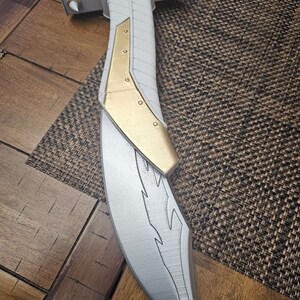 3D Printed White Ranger Sword SABA White Tiger Sword - Etsy