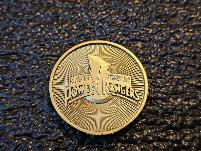 Power Ranger Coins 3d Printed - Etsy