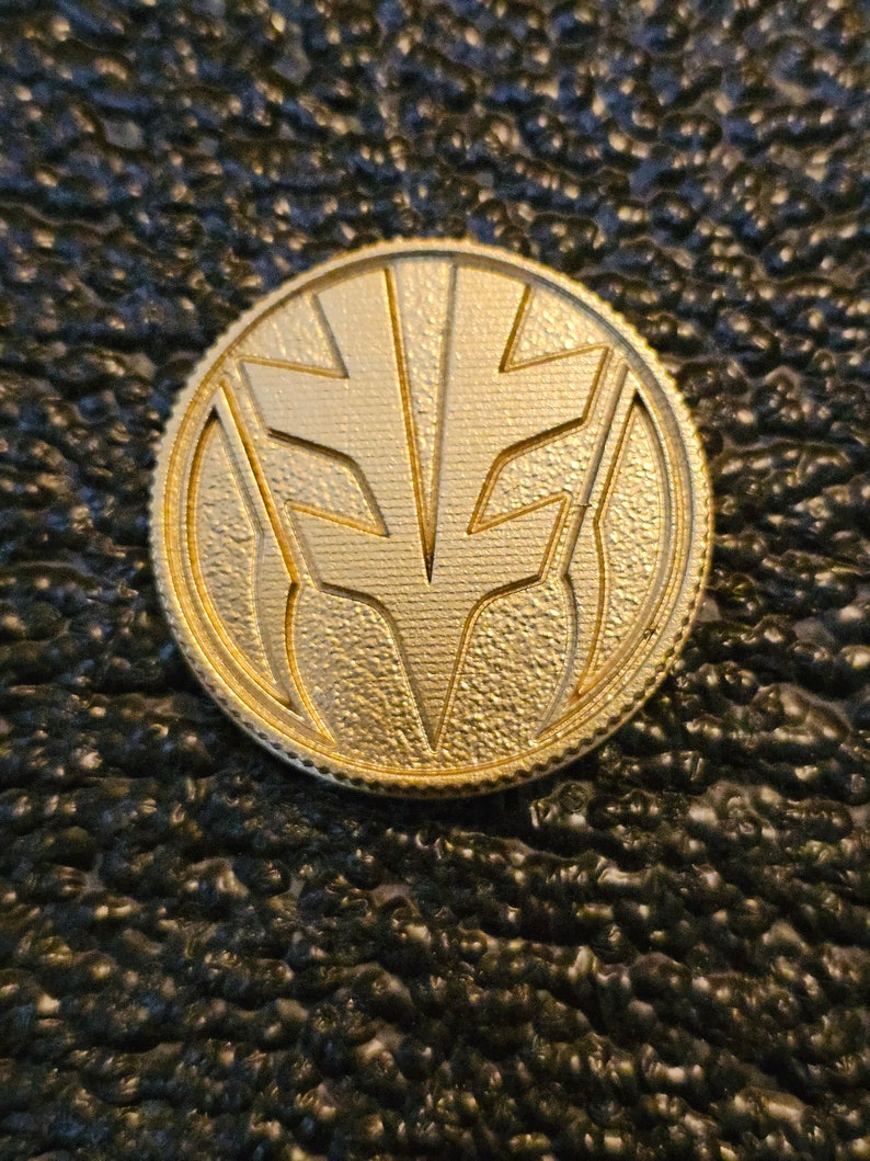 Power Ranger Coins 3d Printed - Etsy
