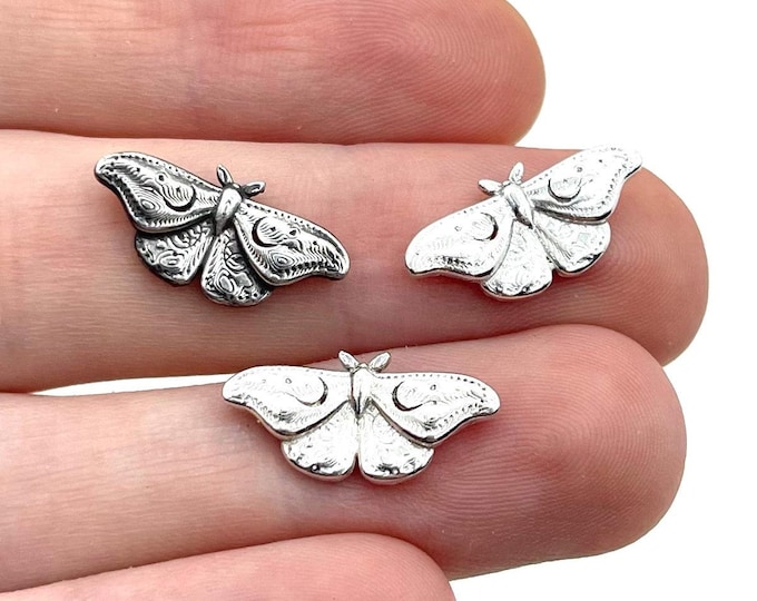 Moon Moth Casting , Sterling Silver Moth Casting, Butterfly Casting ...