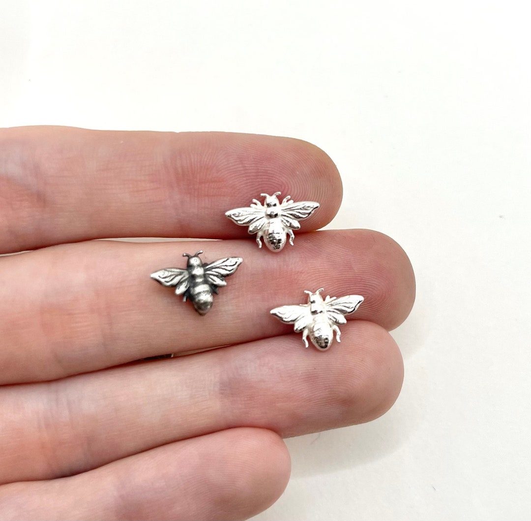 Small Bee Casting, Sterling Silver Bee Casting, Sterling Silver Bee ...
