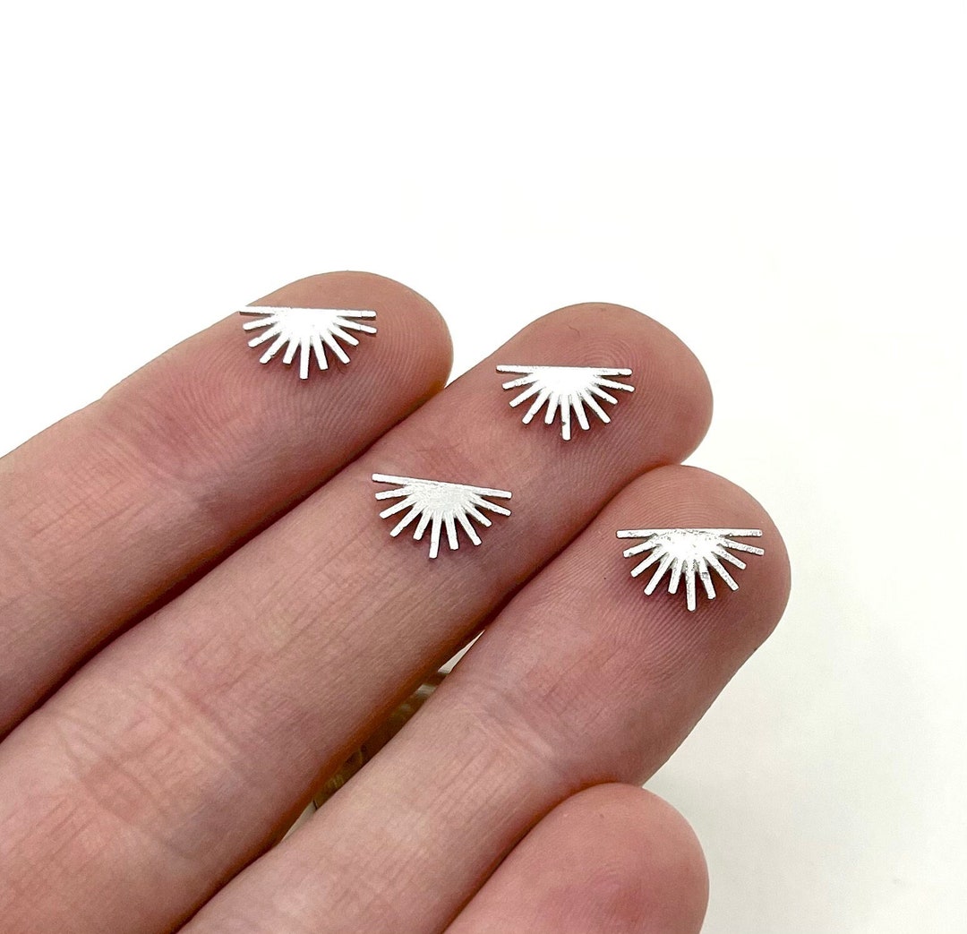 Sun Casting, Sterling Silver Sun Adornment Casting, Jewelry Component ...