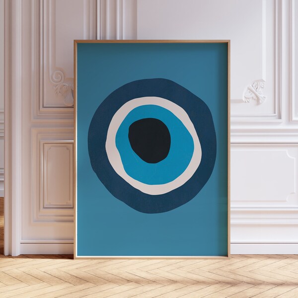 Evil Eye Print - Etsy