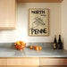 Worth Every Penne Poster, Pasta Night Poster, Hand Drawn Kitchen Art ...