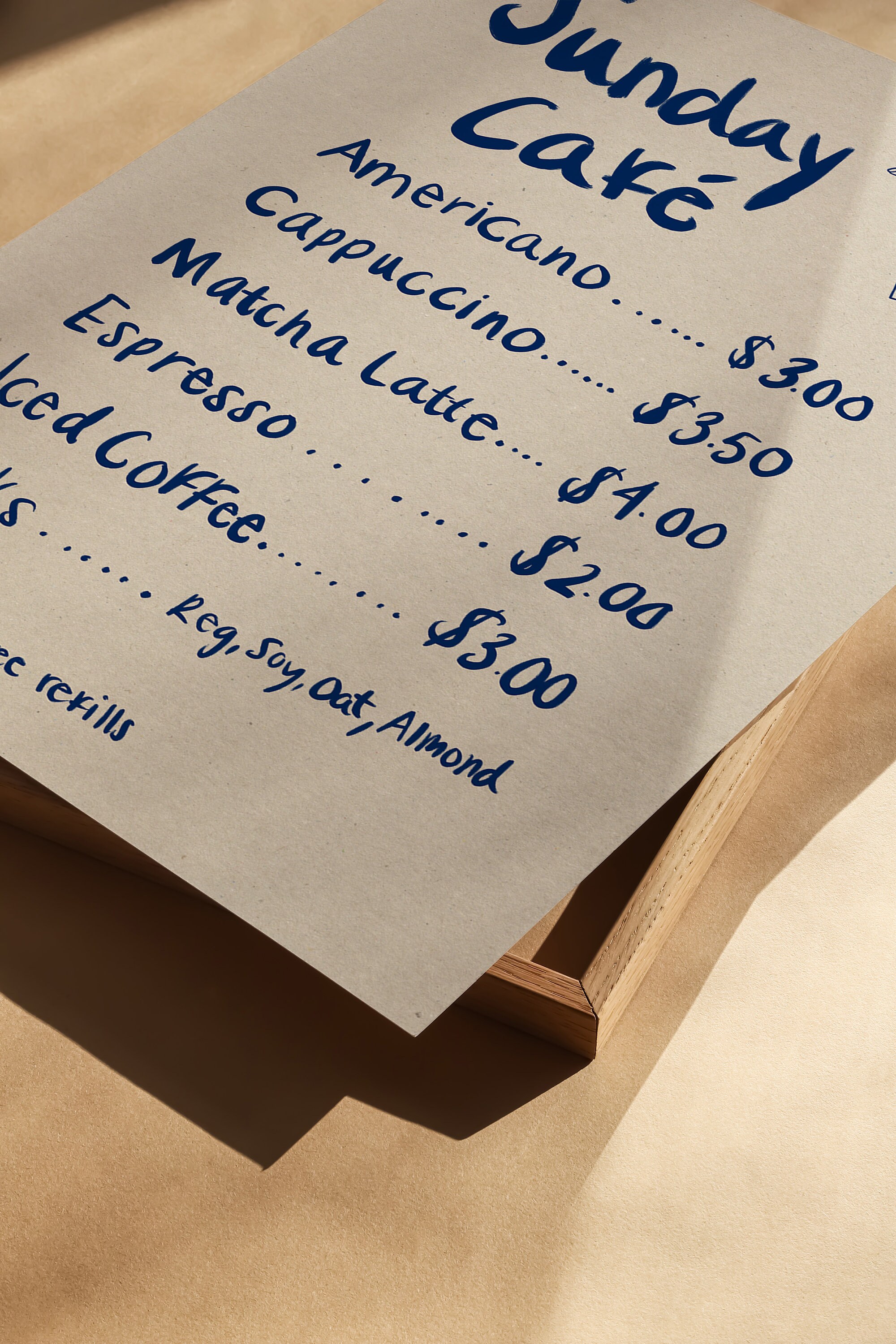 Sunday Cafe Poster, Caffe Poster, Coffee Sketch, Hand Drawn Coffee ...