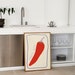 Chilli Print, Chilli Pepper Poster, Thats Hot Print, Foodie Drawing ...