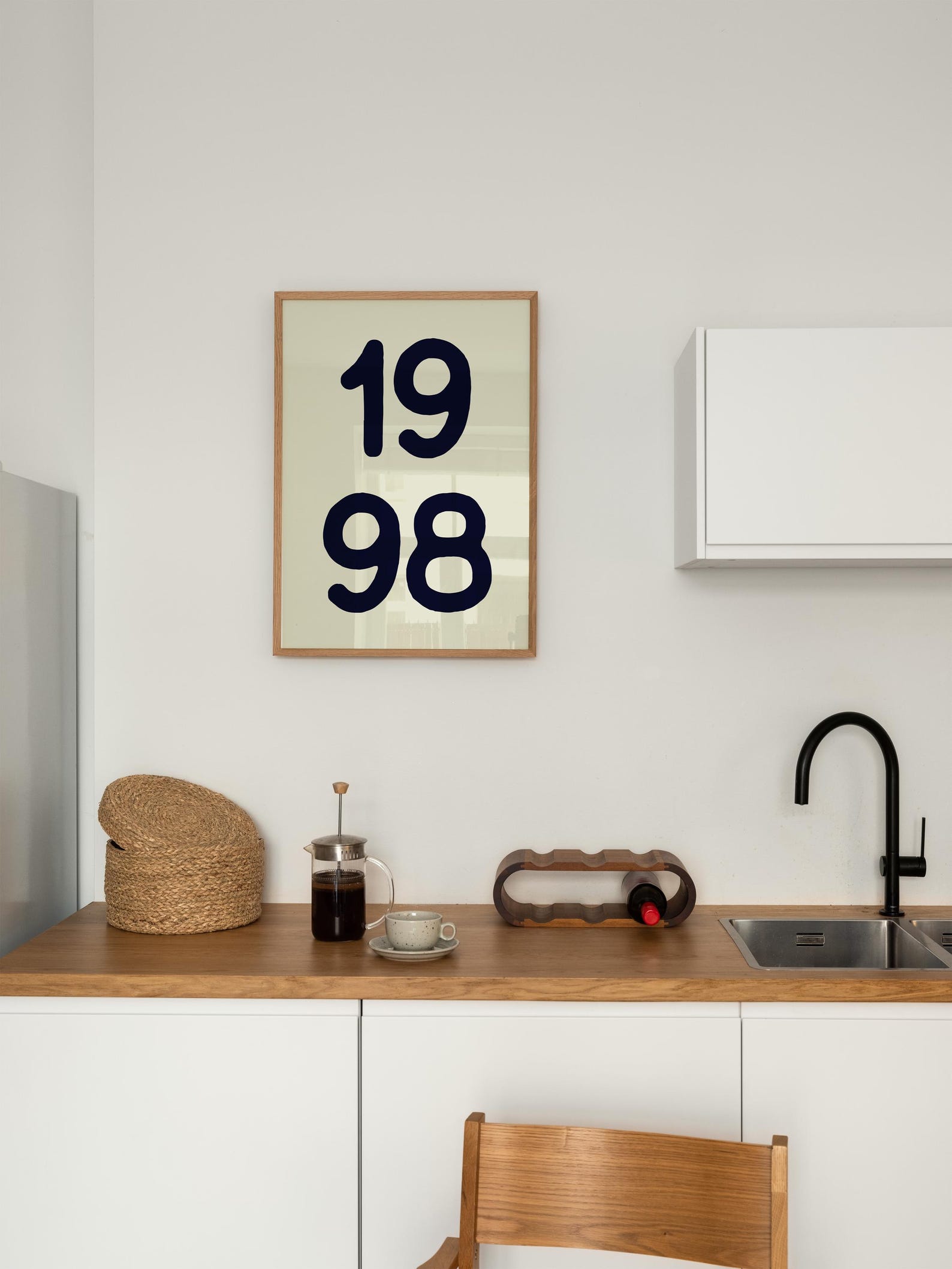 1998 Birth Year Print: Minimalist Typography Art (digital Download - Etsy