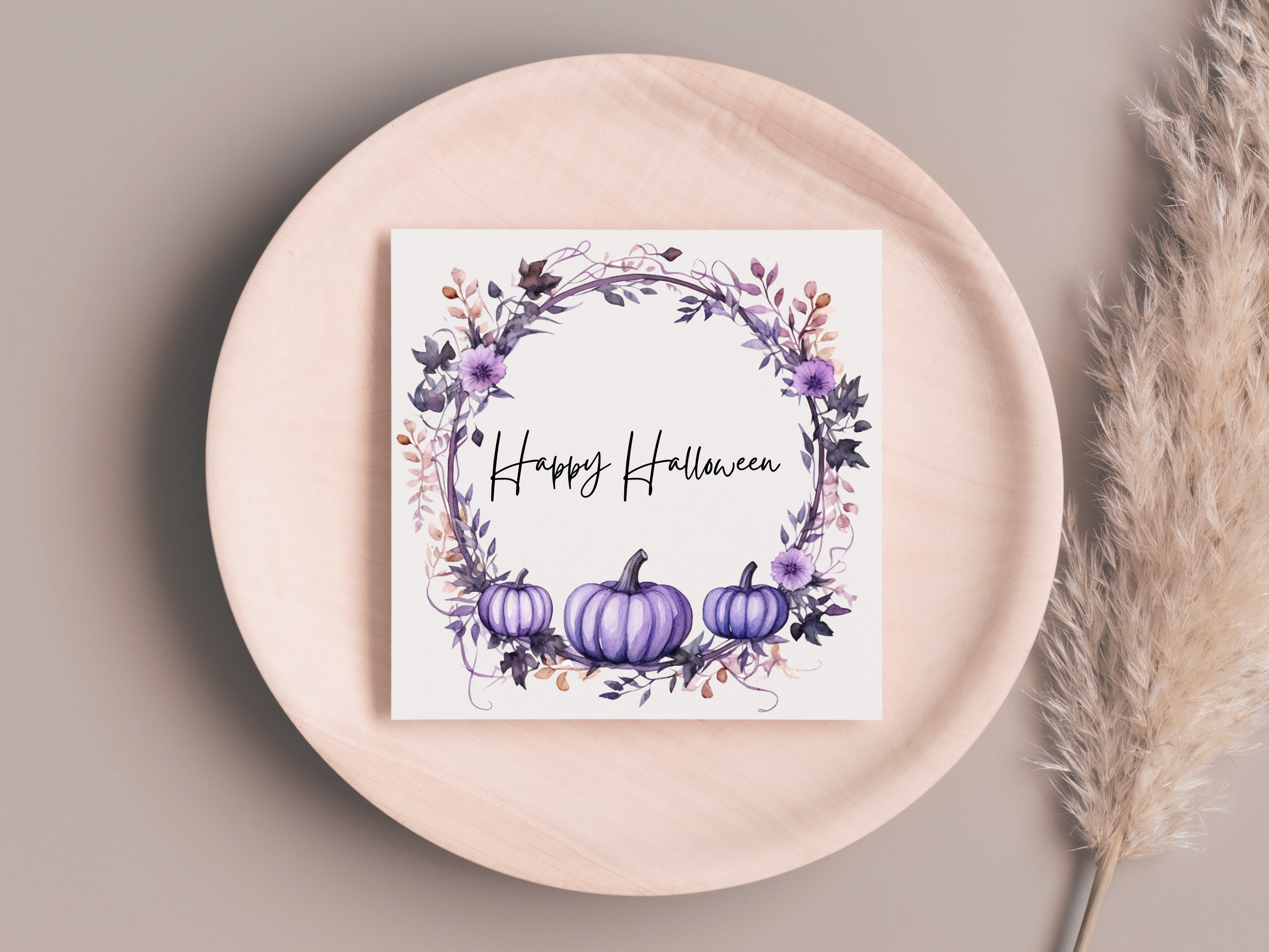Halloween Clip Art Frame Pumpkin Clipart Fall Decor Digital File Autumn ...