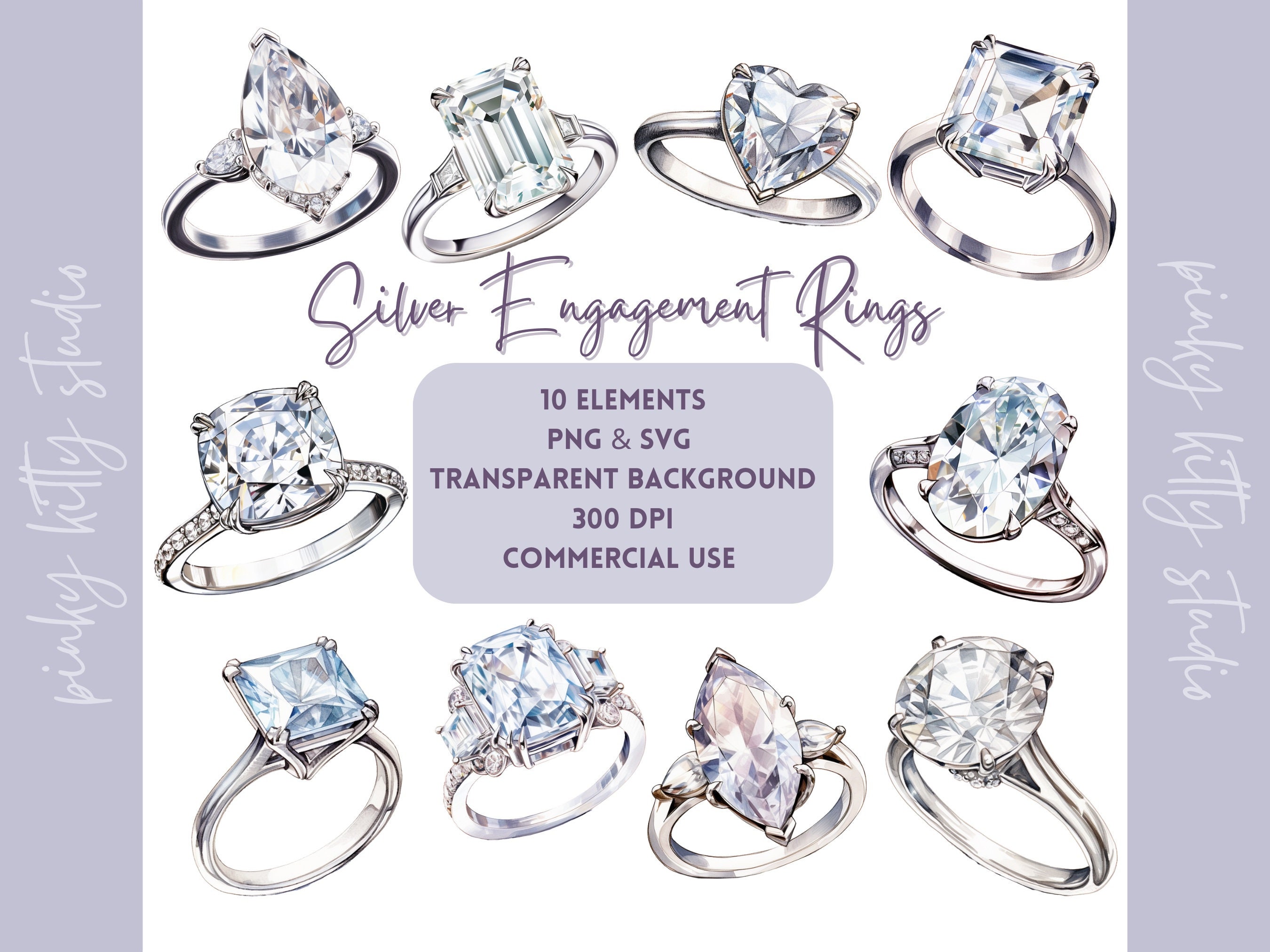 Diamond Engagement Ring Clip Art Clipart Diamond Clipart Wedding ...