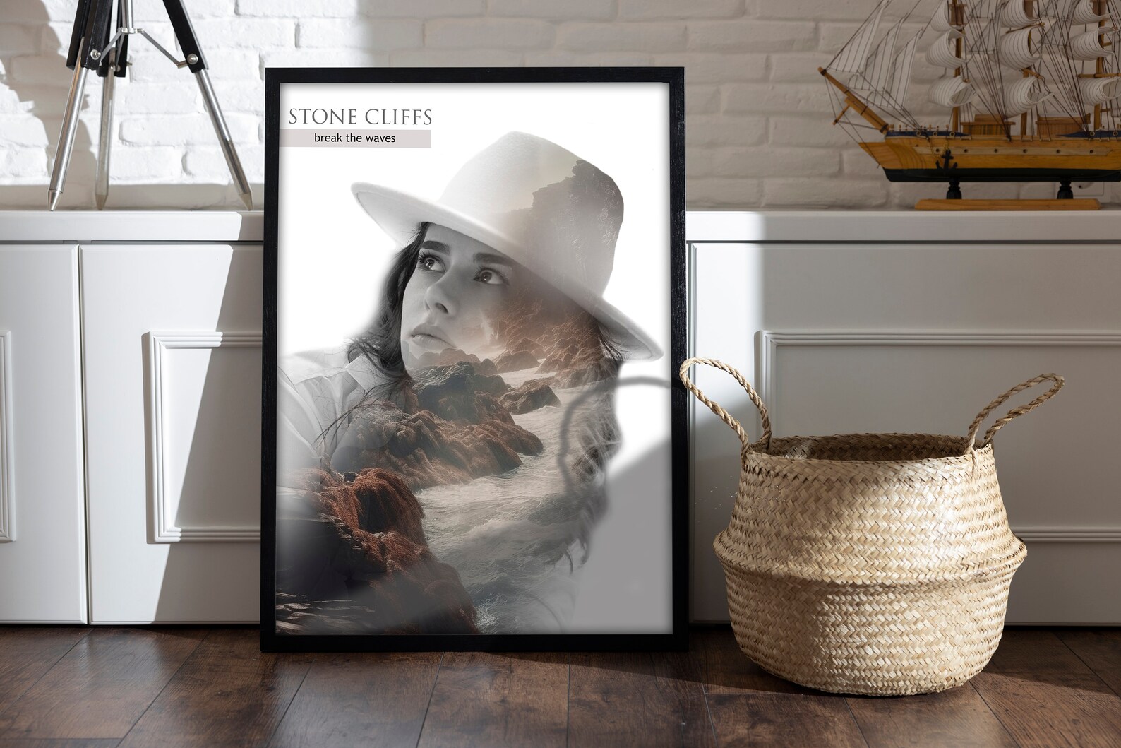 Unique Double Exposure Digital Art Portrait, an Extraordinary Portrait ...