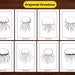 50 Jelly Fish Animal Coloring Page Book, Sea Life Ocean Fantasy ...