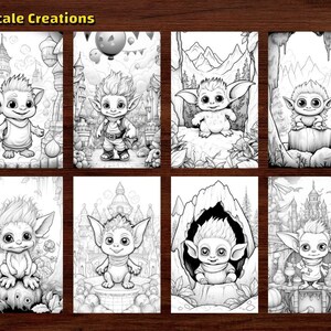 50 Cute Baby Troll Coloring Page Book Printable PDF Sheet - Etsy