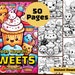 50 Milkshake Coloring Page Book Beverage Food Cute Kawaii - Etsy