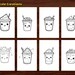 50 Bubble Tea Coloring Page Book Beverage Food Kawaii Doodle - Etsy