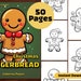 50 Pumpkin House Coloring Page Book, Printable PDF Sheets, Instant ...