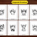 50 Angel Coloring Page Book, Fantasy Enchanted Creatures, Birthday ...