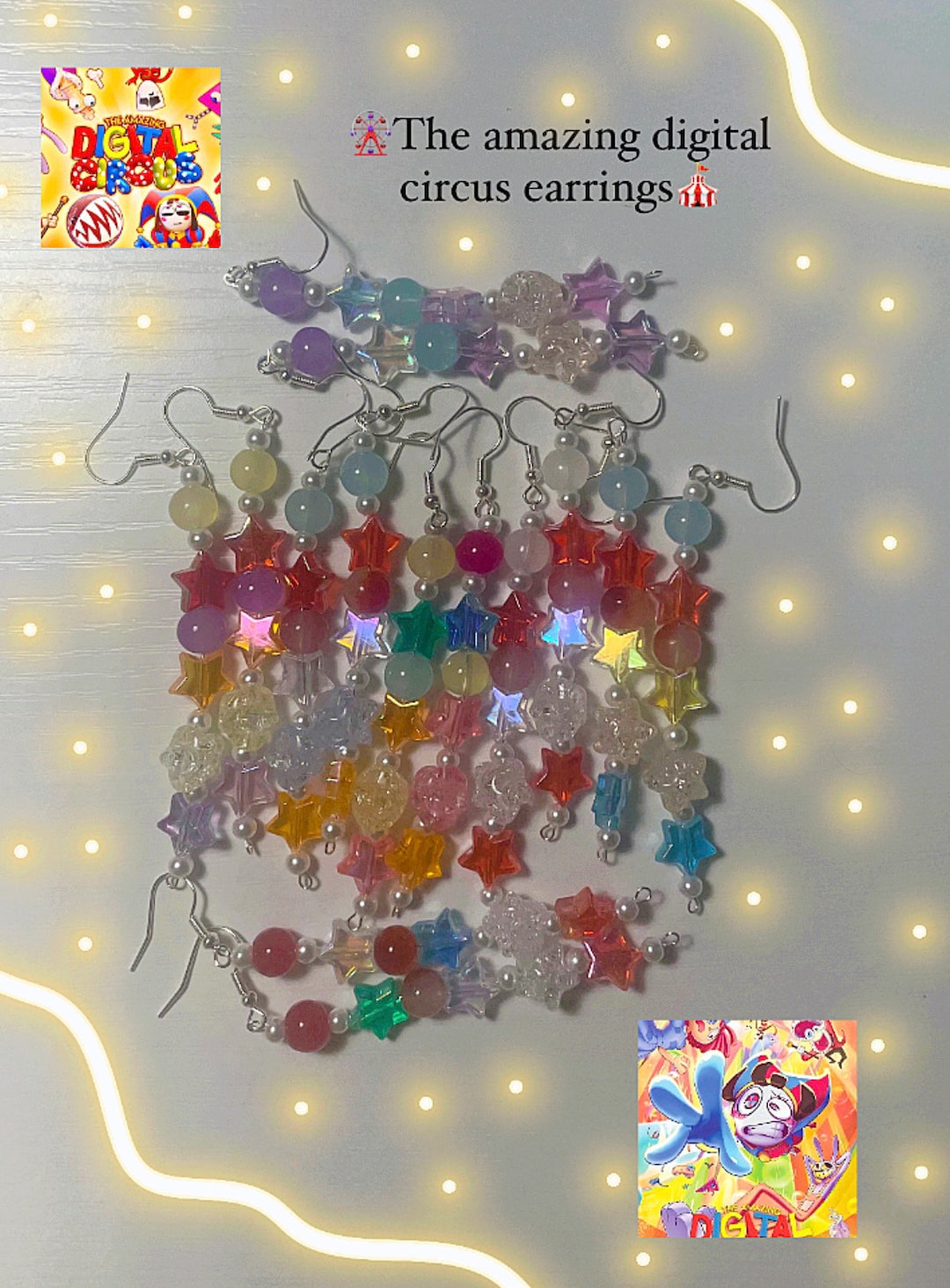 The Amazing Digital Circus / Tadc Earrings ( by Nikoglimmer ) - Etsy