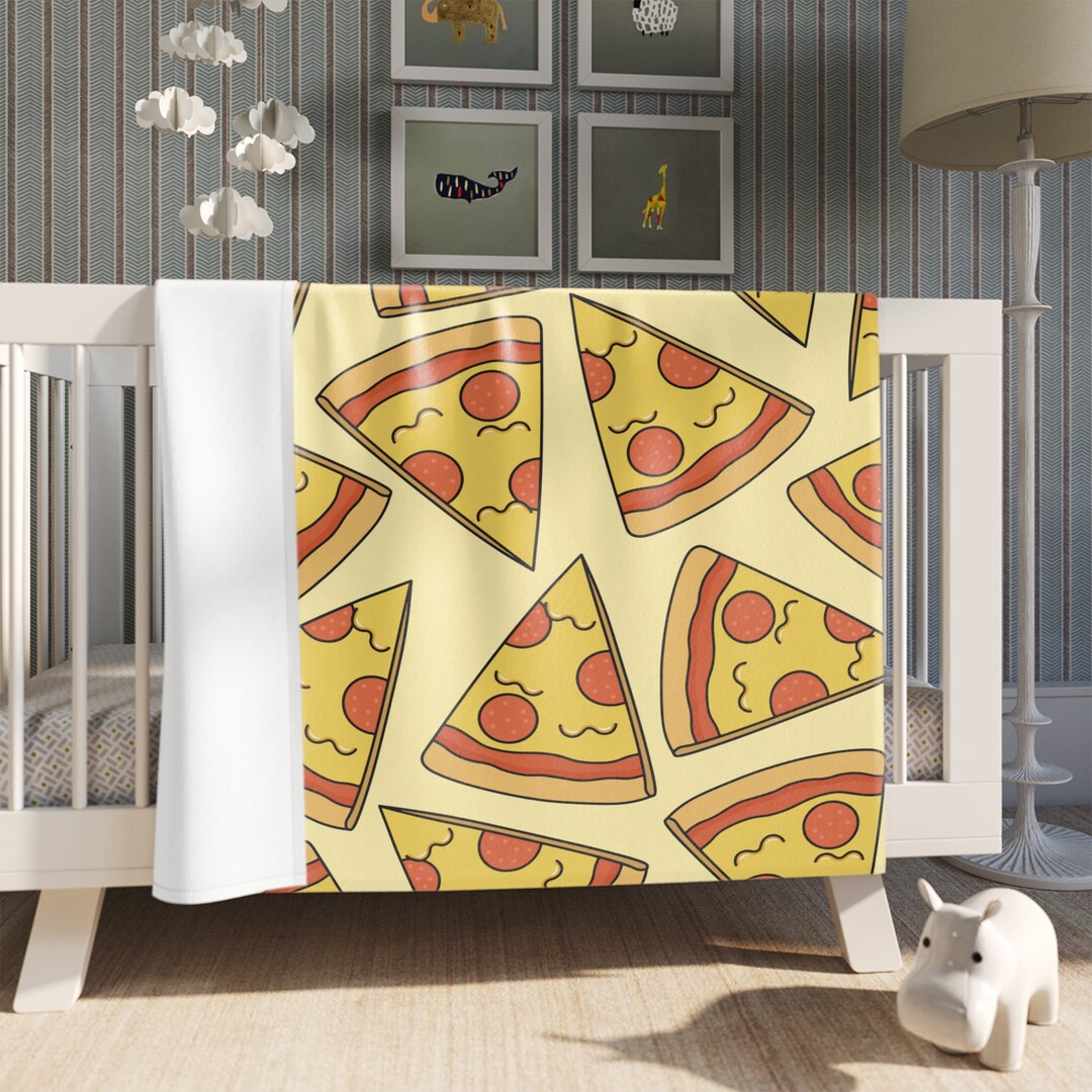 Slice of Comfort: Pepperoni Pizza Throw Blanket Soft Foodie - Etsy