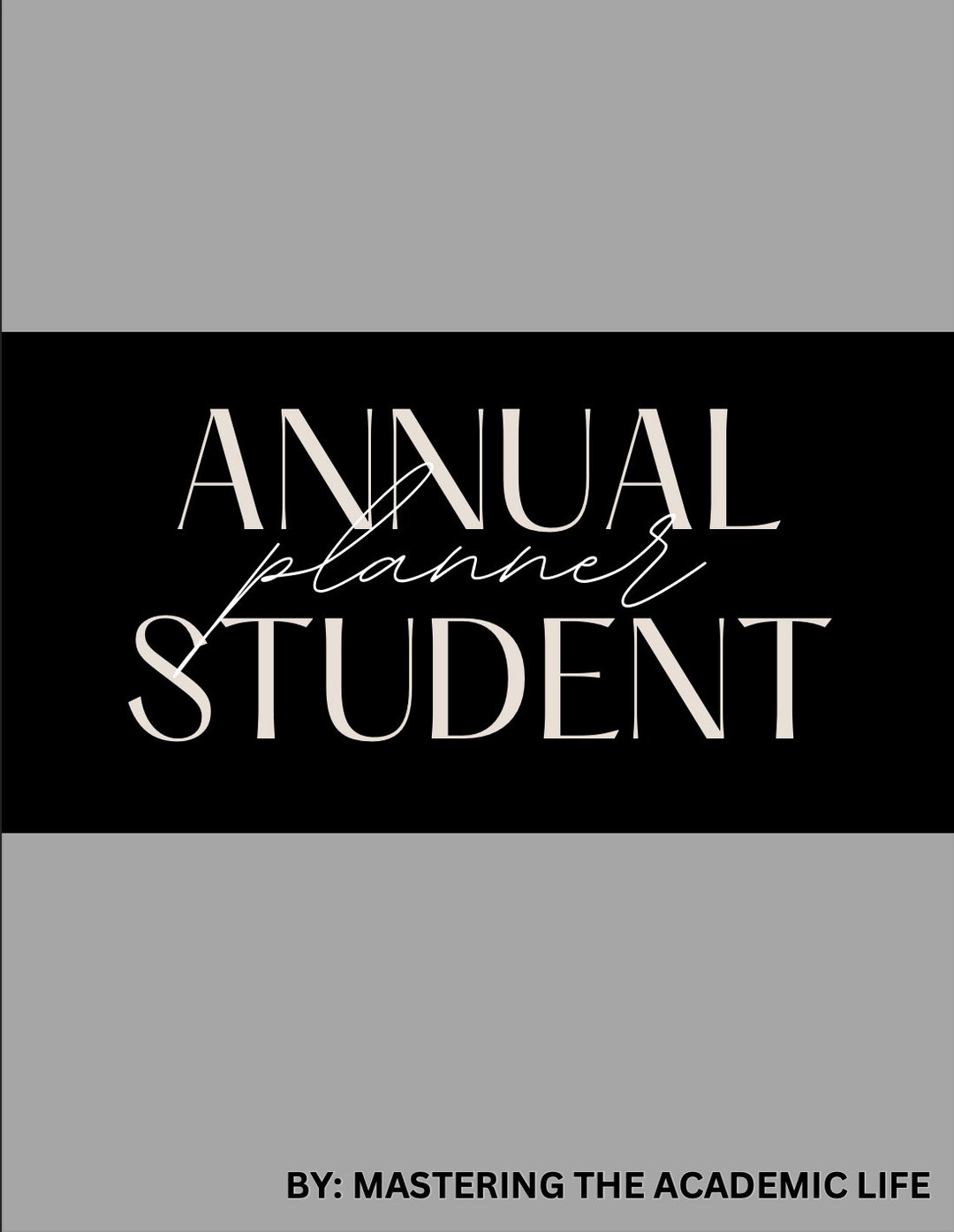 2023 Student Planner grey - Etsy