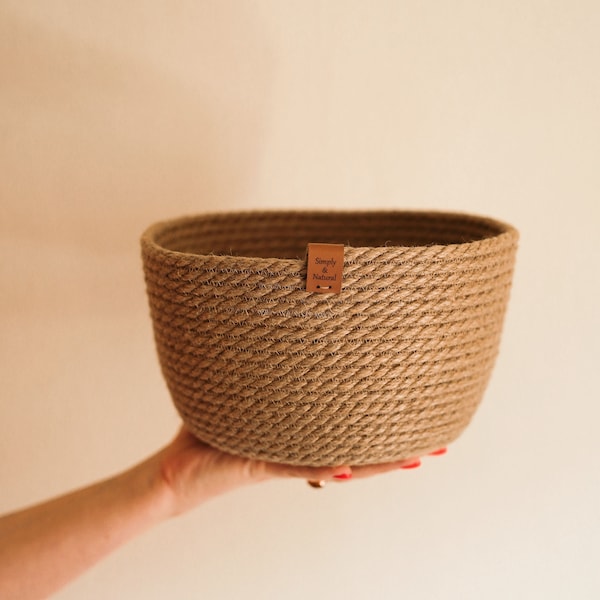 Jute Storage - Etsy