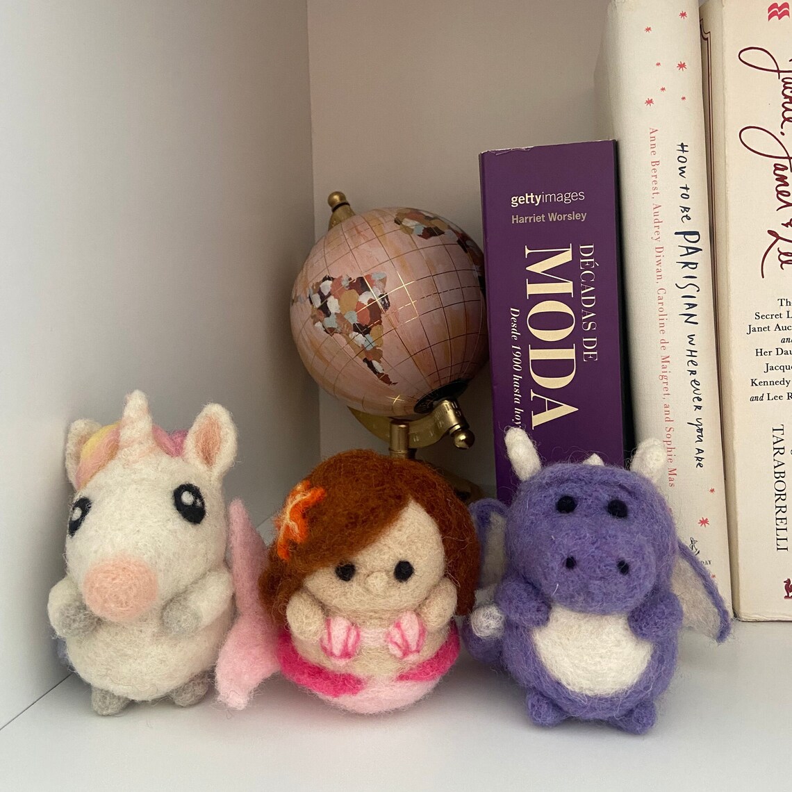 Cute Needle Felted Dragon - Etsy