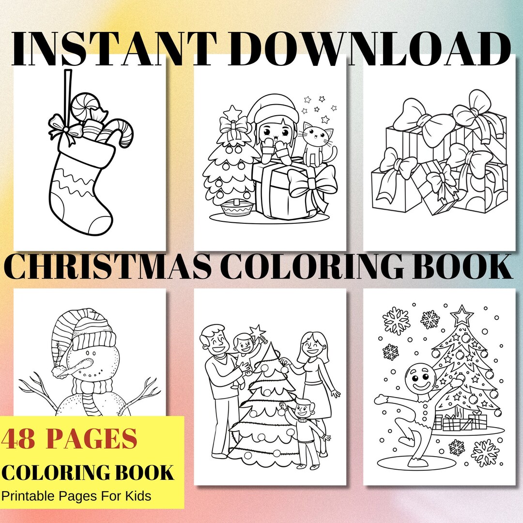 Christmas Coloring Pages for Kids Toddlers Preschoolers Toddlers ...