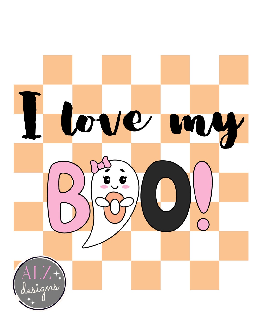 Halloween PNG Ghost PNG I Love My Boo PNG - Etsy