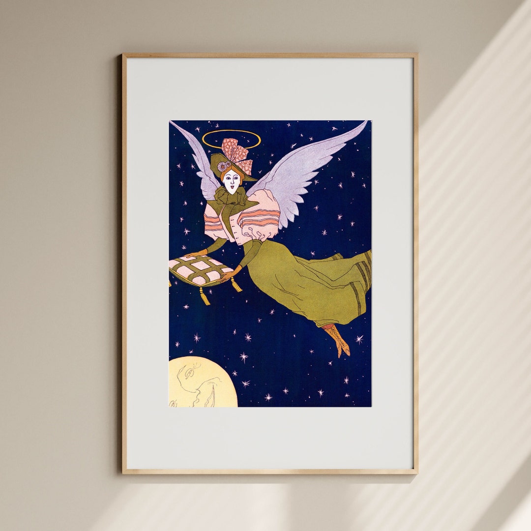 Vintage Angel Poster Printable - Etsy