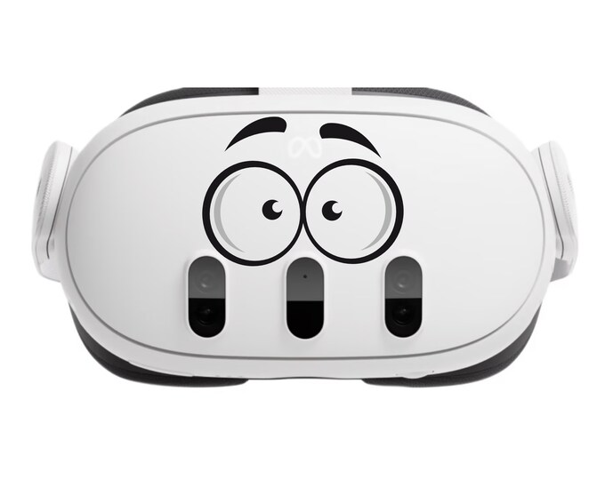 Skin Cartoon Eyes Meta Quest 3, Meta Quest 3, Oculus Quest, VR Headset ...