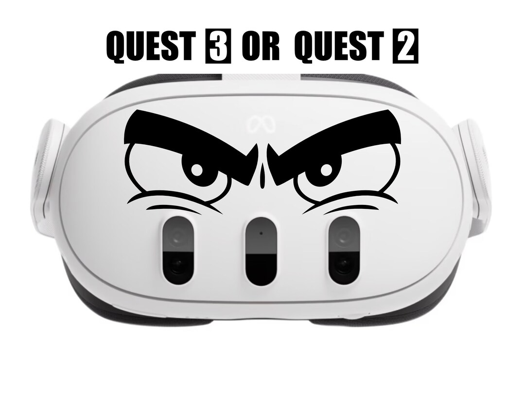 Skin Angry Eyes 3 Meta Quest 3, Meta Quest 3, Oculus Quest, VR Headset ...