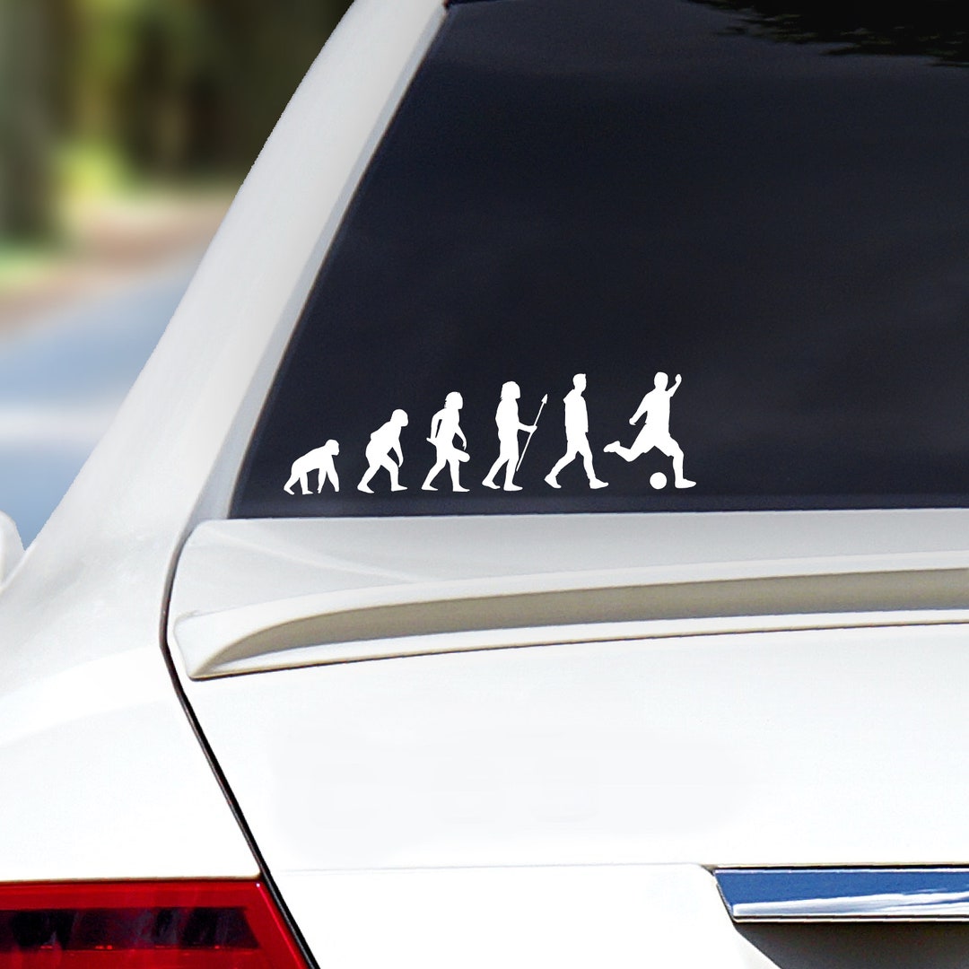 Soccer Evolution Sticker, Soccer Sticker, Soccer Stickers, Evolution ...