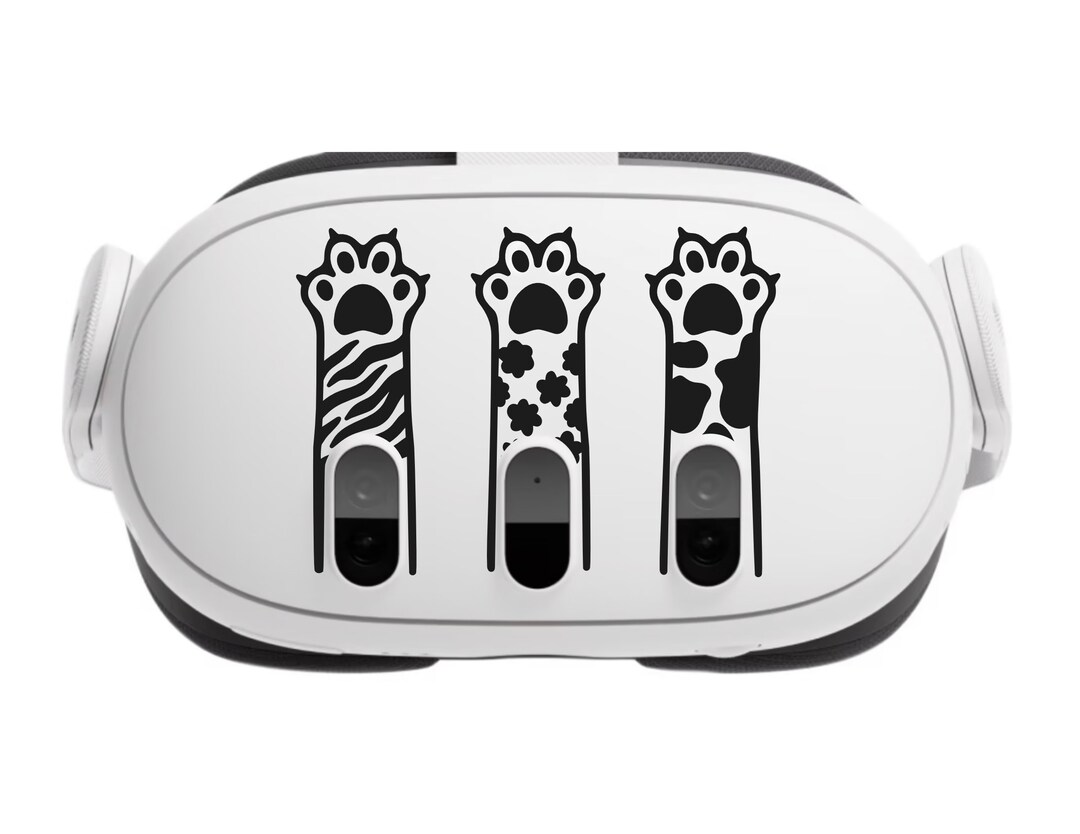 Cat Paw Meta Quest 3 Skin, Meta Quest 3, Oculus Quest, VR Headset, Cat ...