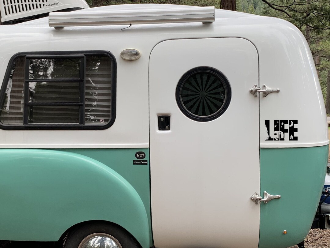 Camping Life Sticker, Camping Life Stickers, Vinyl Stickers, Camping ...