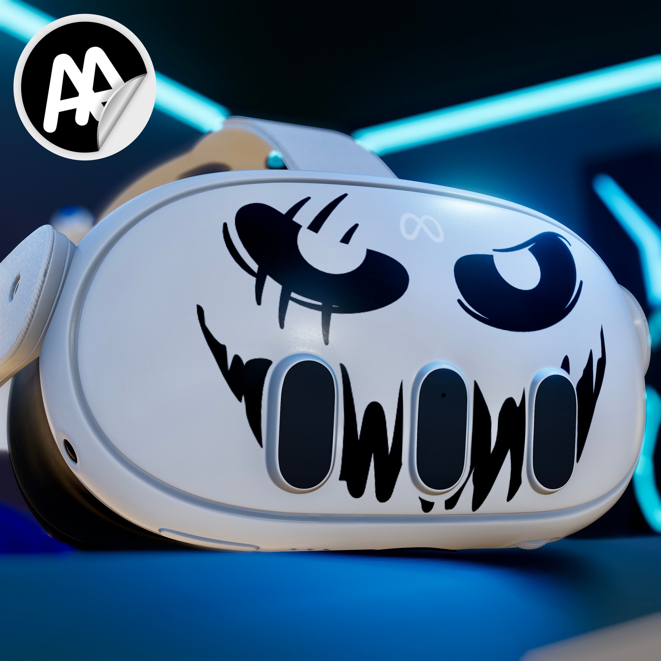 Skin Clown Meta Quest 3, meta Quest 2, oculus quest, visor de realidad ...