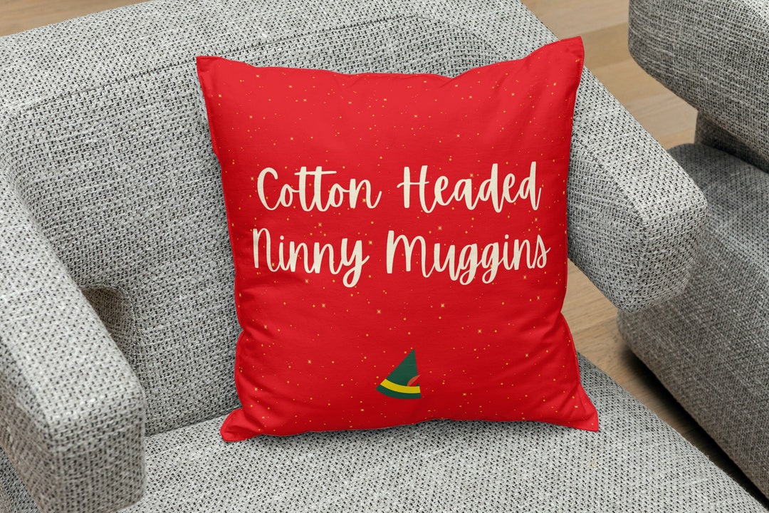 Funny Christmas Elf Pillow Buddy the Elf Pillow Red Funny - Etsy