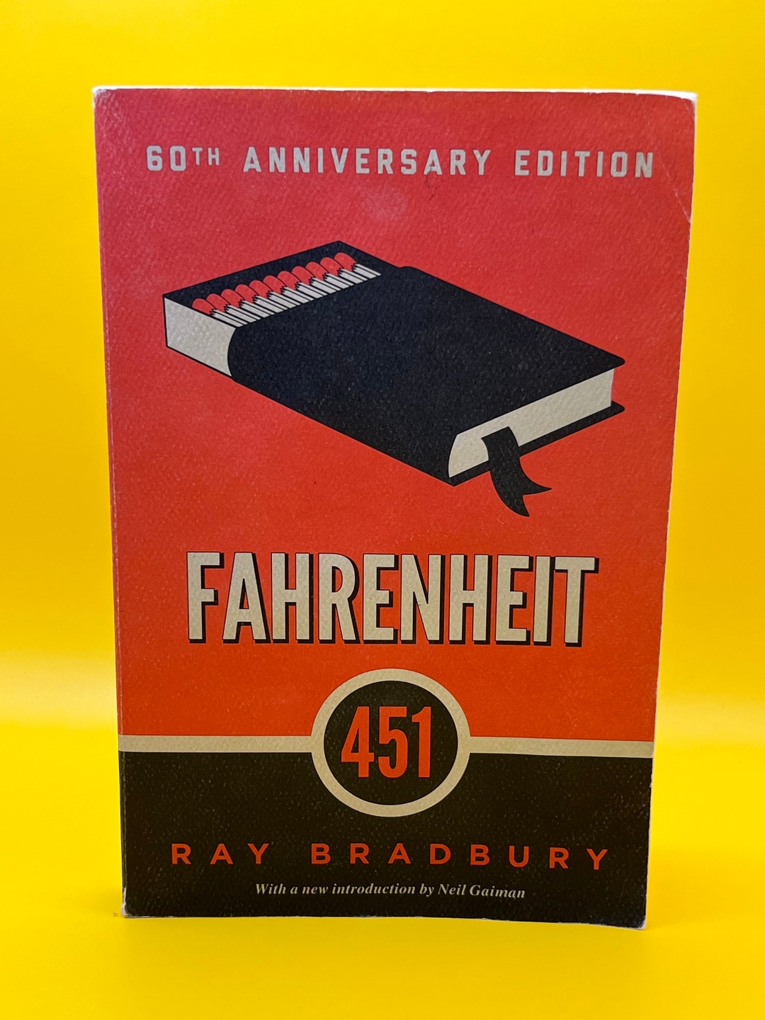 Fahrenheit 451, by Ray Bradbury 60th Anniversary Edition - Etsy