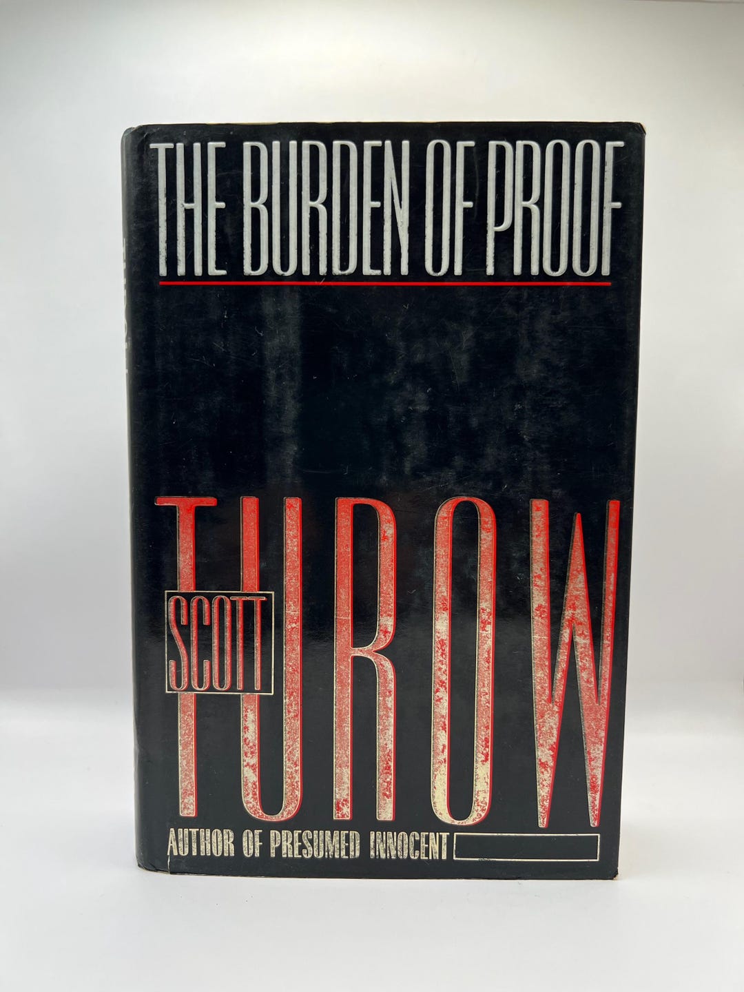 The Burden of Proof by Scott Turow *first Edition - Etsy