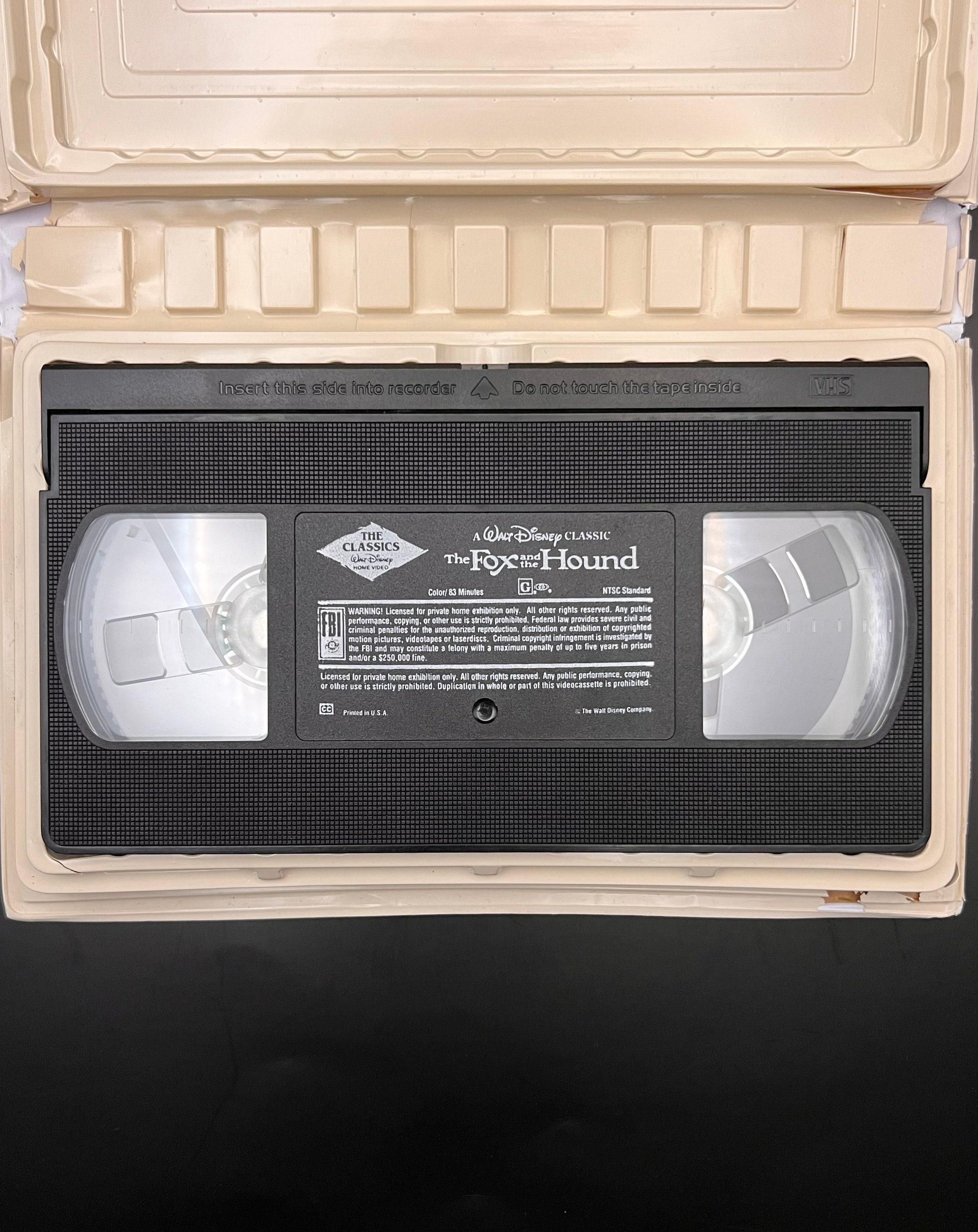 The Fox and the Hound VHS Walt Disney Black Diamond the Classics ...