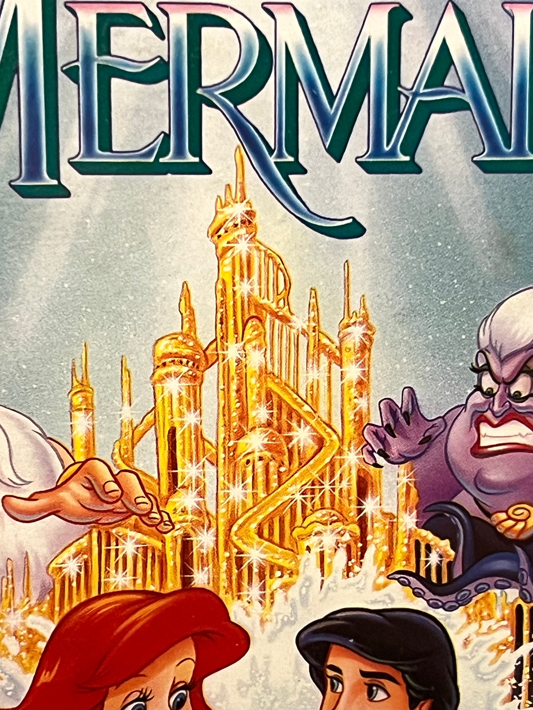 Little Mermaid Original 1989 Black Diamond VHS With Controversial ...