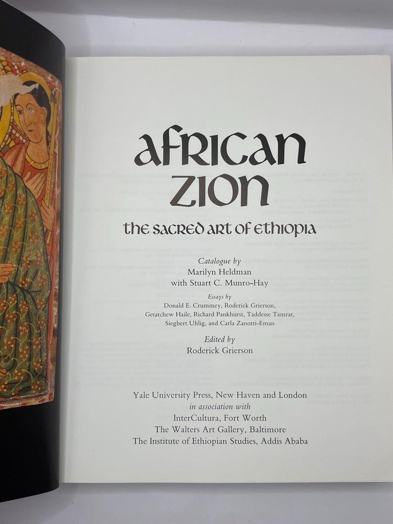 African Zion-the Sacred Art of Ethiopia by Edited by Roderick Grierson ...