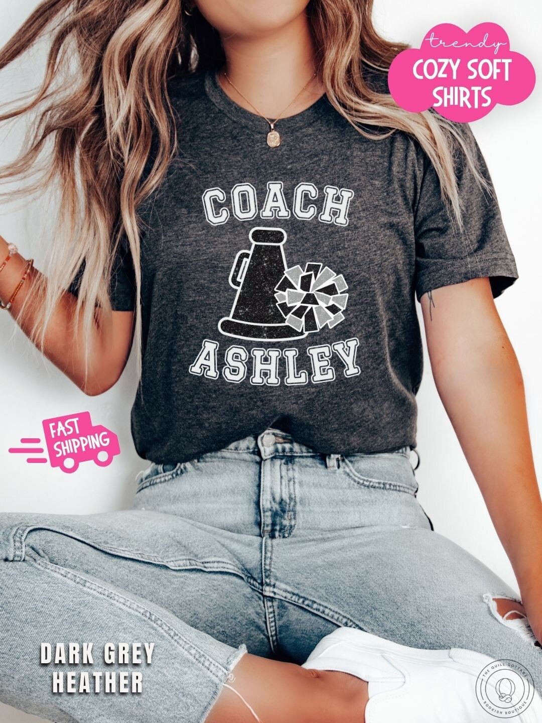 Custom Cheerleading Coach Shirt for Game Day Cheer Coach Shirt Gift ...