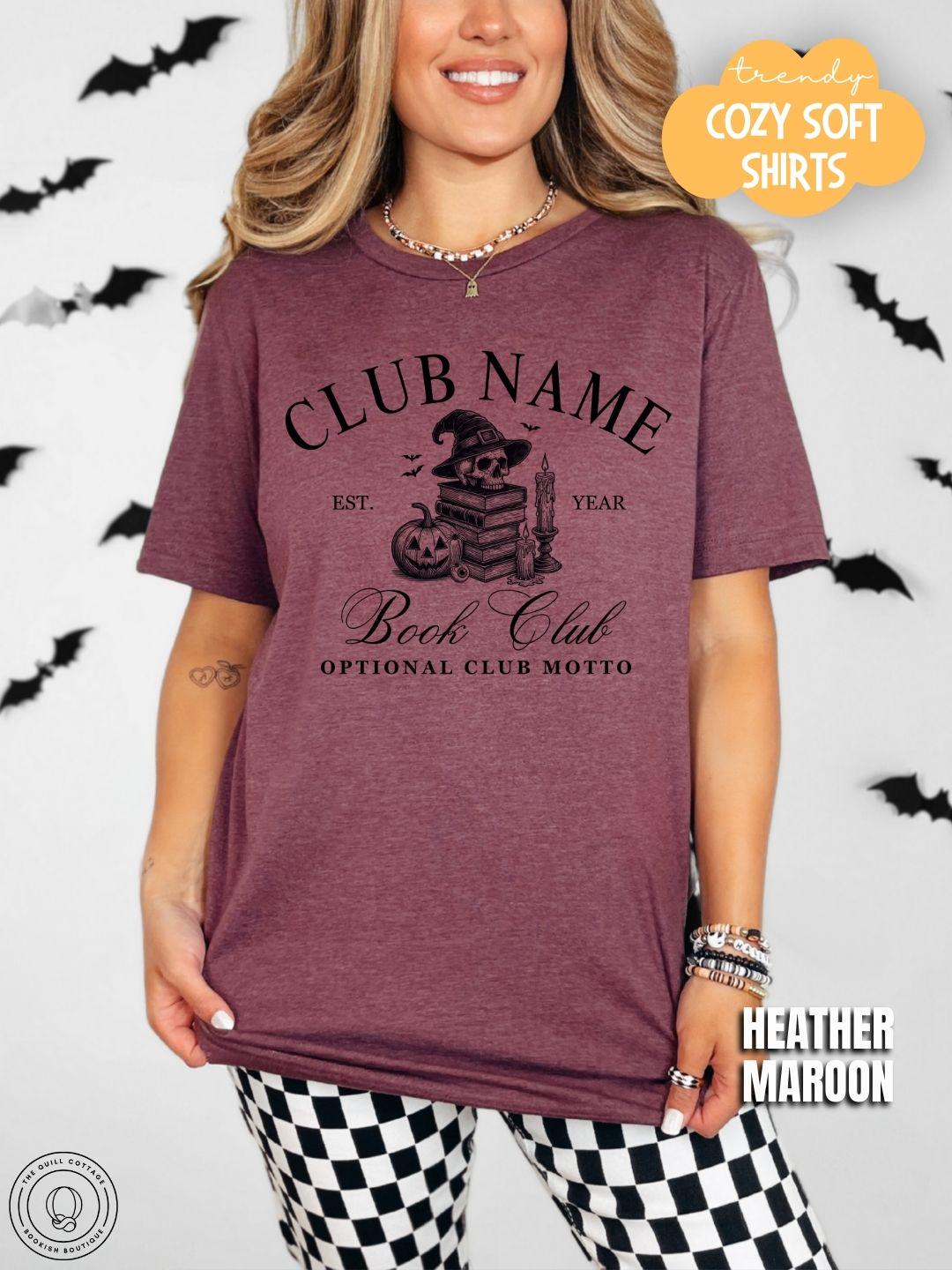 Book Club Personalized Shirts Custom Bookish Halloween Shirt Horror ...
