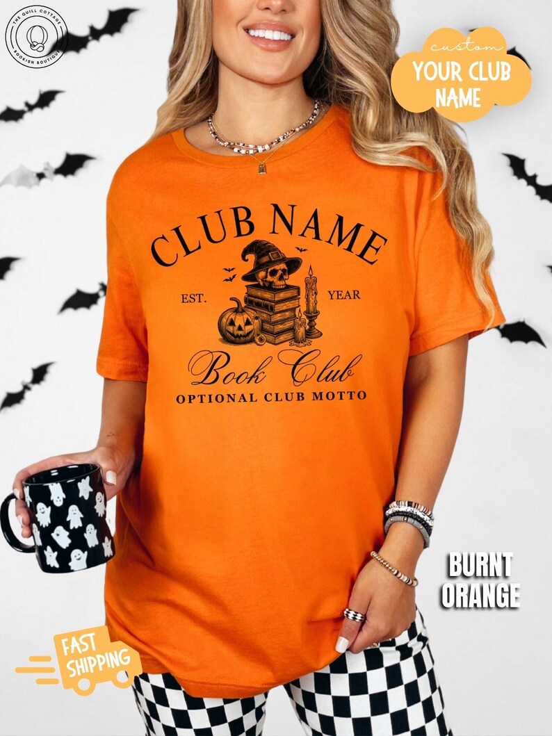 Book Club Personalized Shirts Custom Bookish Halloween Shirt Horror ...