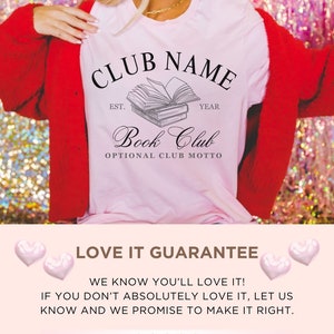 Book Club Personalized Shirts Custom Bookish Shirt Personal Gift for ...
