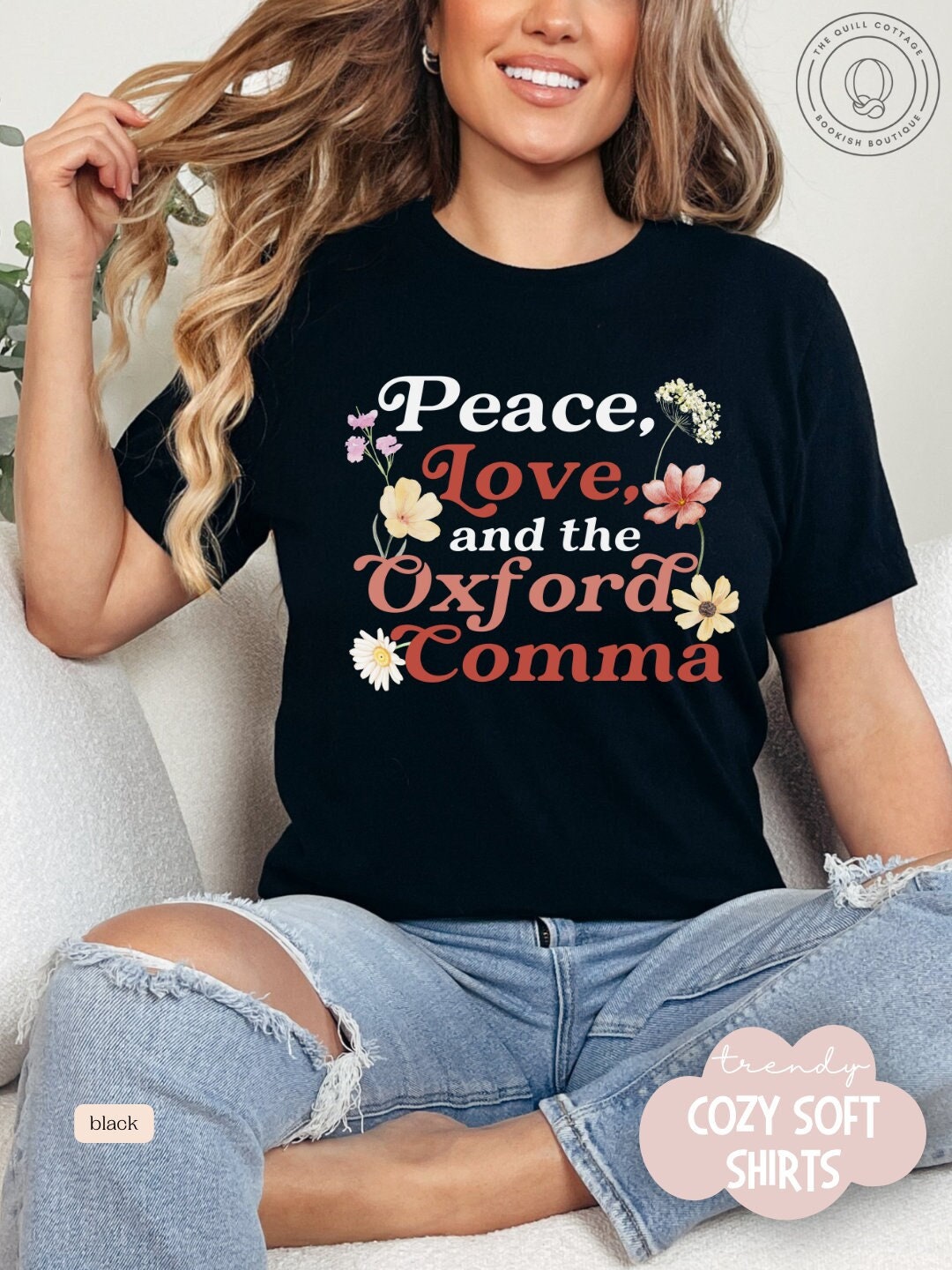 The Oxford Comma, Oxford Comma Society Shirt, Funny Grammar Shirt ...