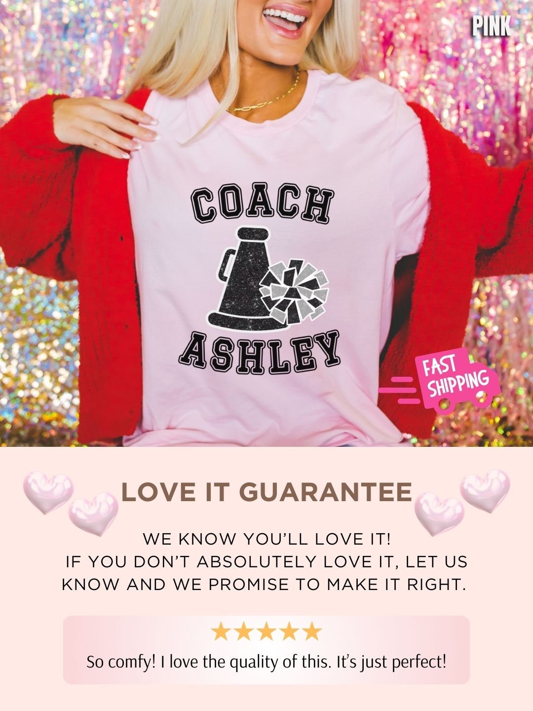 Custom Cheerleading Coach Shirt for Game Day Cheer Coach Shirt Gift ...