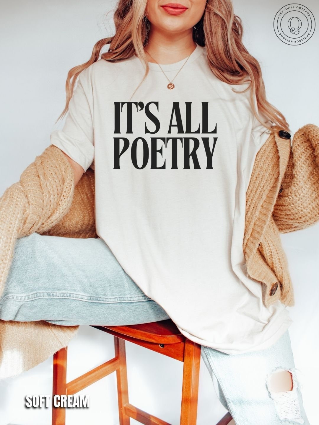 Poetry Shirt Writing Poems Gift Poet Shirt Oversized Cute T-shirt ...