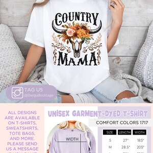 Comfort Colors® Country Mama Shirt Trendy Western Graphic Tee Country ...