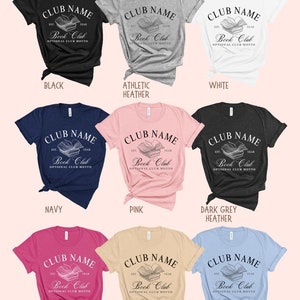 Book Club Personalized Shirts Custom Bookish Shirt Personal Gift for ...